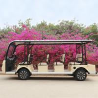 China 7.5KW 72V Electric Sightseeing Bus 11 Passenger Tourist Area Shuttle for sale