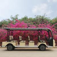 China 7.5KW 72V Electric Sightseeing Bus 11 Passenger Tourist Area Shuttle for sale