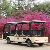 China 7.5KW 72V Electric Sightseeing Bus 11 Passenger Tourist Area Shuttle for sale