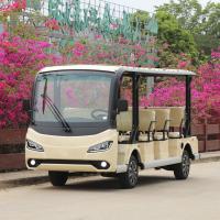 China 7.5KW 72V Electric Sightseeing Bus 11 Passenger Tourist Area Shuttle for sale
