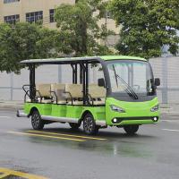 China 14 Passenger Excursion Electric Sightseeing Shuttle Bus With 72V Lithium Battery for sale