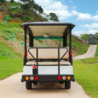 China 11 Seat Electric Sightseeing Shuttle Bus 7.5KW AC Motor Lithium Battery 5300mm for sale