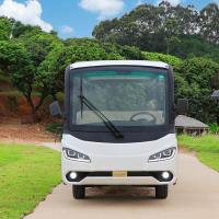 China 11 Seat Electric Sightseeing Shuttle Bus 7.5KW AC Motor Lithium Battery 5300mm for sale