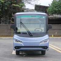China 11 Seater Electric Sightseeing Car with Mini Cargo Bed 72V 7.5KW AC Motor G Series for sale
