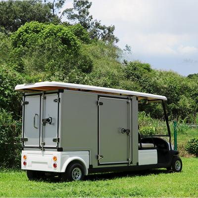 China 48V 2-Person Aluminum Rear Cargo Utility Golf Cart with 23-45 km/h Speed and Trojan Battery System for sale