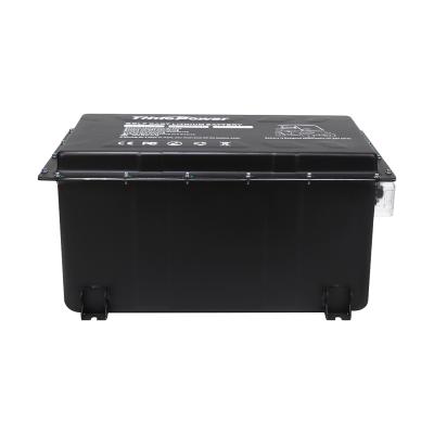 China 48V 105Ah LiFePO4 Golf Cart Battery - 3000+ Cycles, Side Terminals for Yamaha Club Car LSV for sale