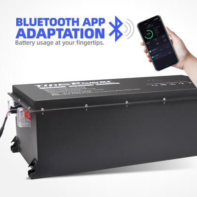 China 48V 165Ah LFP Lithium-ion Battery Pack with 200A Continuous Discharge and 62kg Weight for sale