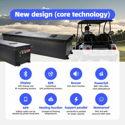 China Wholesale 72V 210Ah Lithium Ion Battery for Golf Cart Club Car EZGO Yamaha Low Speed Vehicle for sale