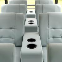 China EcoGolf 8 Passenger Shuttle Bus 72V Lithium Battery 3920mm Length for Leisure Tours for sale