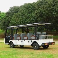 China EcoGolf 8 Passenger Shuttle Bus 72V Lithium Battery 3920mm Length for Leisure Tours for sale