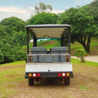 China EcoGolf 8 Passenger Shuttle Bus 72V Lithium Battery 3920mm Length for Leisure Tours for sale