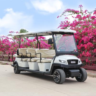 China 48V 5KW 8 Seater Electric Golf Car Hunting Car Tourist Vehicle Custom Color for sale