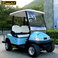 China Excar 2 Seater Electric Golf Cart 48V 3.7KW Lithium Battery Street Legal Utility Vehicle for sale