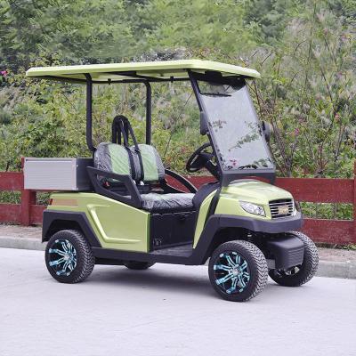 China 48V 3.7KW 2 Passenger Electric Golf Buggy with Dump Bed EEC Certified for sale