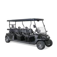 China Excar Electric AC Golf Car 48V 5KW 6 Seats CE Certified Hunting Golf Cart for sale