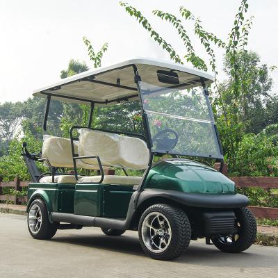 China 4 Seater Electric Golf Car with Specific Storage Basket for sale