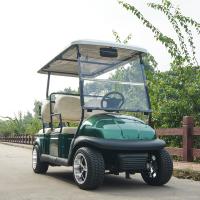 China 4 Seater Electric Golf Car with Specific Storage Basket for sale