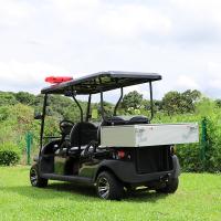 China 4 Seater Electric Golf Cart with Rear Cargo Area 48V DC/AC System 45km/h Max Speed CE Approved for sale