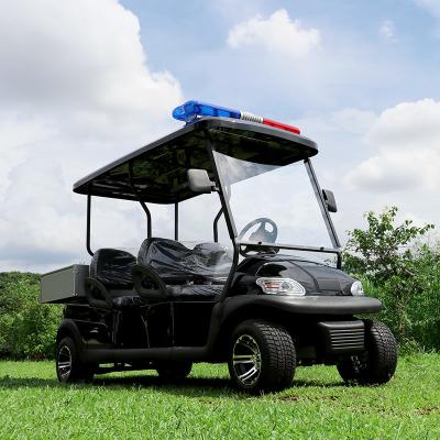 China 4 Seater Electric Golf Cart with Rear Cargo Area 48V DC/AC System 45km/h Max Speed CE Approved for sale