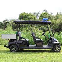 China 4 Seater Electric Golf Cart with Rear Cargo Area 48V DC/AC System 45km/h Max Speed CE Approved for sale