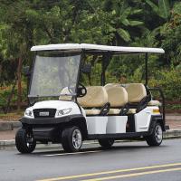 China 6+2 Seater Electric Golf Cart 5KW Motor 48V Lithium Battery CURTIS AC Control System for sale