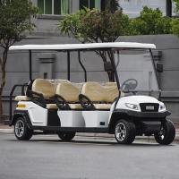 China 6+2 Seater Electric Golf Cart 5KW Motor 48V Lithium Battery CURTIS AC Control System for sale