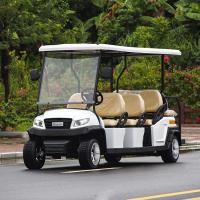 China 6+2 Seater Electric Golf Cart 5KW Motor 48V Lithium Battery CURTIS AC Control System for sale