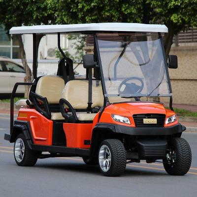 China Excar 48V 6 Person Electric Golf Cart Buggy with Sun Shades 35km/h 80-100km Range for sale