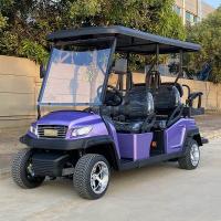 China 48V Excar 6-Seat Electric Golf Cart with 45 km/h Speed and 100 km Range - CE Certified for sale