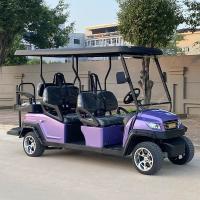 China Excar M1S4+2 6 Seats Electric Golf Cart 48V Curtis Controller Italian Graziano Axle for sale