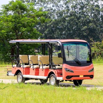 China 100% Waterproof Electric Sightseeing Cart For 14 Passenger AC system for sale