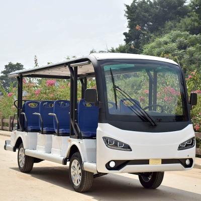 China 72V 14-Seater Electric Sightseeing Bus with 45 km/h Speed and 80 km Range | KDS Motor AC/DC Systems for sale