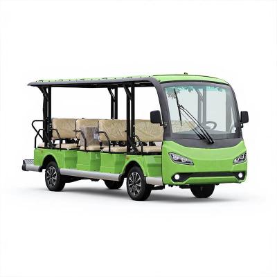 China EXCAR 14 Seater Electric Shuttle Bus 5300x1500x2000mm 28-35km/h Speed for Parks and Playgrounds for sale