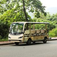 China 14 Seater Electric Sightseeing Bus 72V 5300x1500x2000mm FR Disc RR Drum for sale