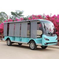 China White 72V Electric Sightseeing Cart for 14 Passengers | 45 km/h Max Speed | 510 kg Load Capacity for sale