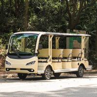 China EXCAR G1S14 14-Seat Electric Sightseeing Bus 48V Trojan Battery 45 km/h Max Speed for sale