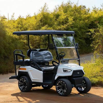 China EXCAR BN Series 4 Seater Electric Golf Cart 5kw Motor 72V 450A Controller with 10.3 Inch Display for sale