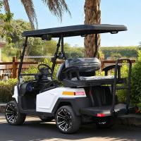 China EXCAR BN Series 4 Seater Electric Golf Cart 5kw Motor 72V 450A Controller with 10.3 Inch Display for sale