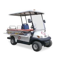 China Electric Ambulance Cart Two Seater with Stretcher 48V 5KW 60-80km Range for sale