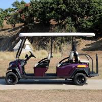 China Electric Golf Carts with 5KW AC Motor Lithium Battery 48V 105Ah and Intelligent Onboard Charger for 6 Passenger Capacity for sale