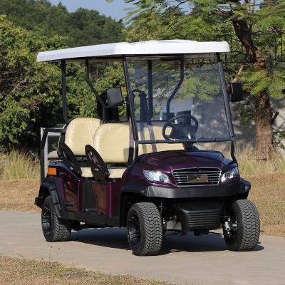 China Electric Golf Carts with 5KW AC Motor Lithium Battery 48V 105Ah and Intelligent Onboard Charger for 6 Passenger Capacity for sale