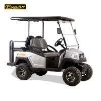 China Silver EXCAR 48V Electric Golf Cart with 275A Controller | 4-Passenger Capacity | 45km/h Max Speed for sale