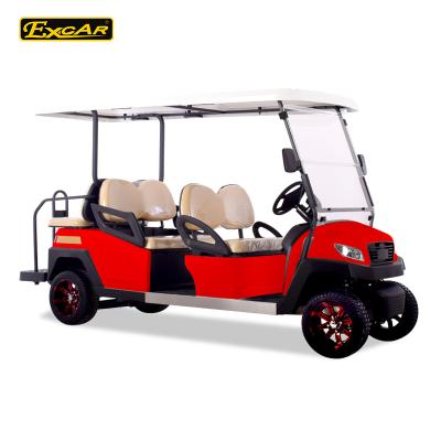 China 48V 4+2 Passenger Rugged Ride Hunting Golf Car for sale