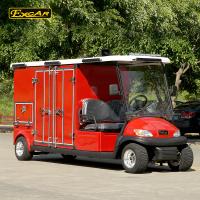 China Custom 48V Electric Ambulance Car - 2 Passenger Hospital Vehicle with 45 km/h Speed and 90 km Range for sale