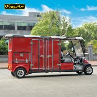 China EXCAR Red 2 Seater 48V Electric Ambulance Vehicle with 45 km/h Speed and 90 km Range for sale