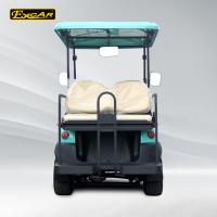 China Low Noise AC Electric Golf Cart for Resort Patrol, 4 Passenger Layout, 135mm Ground Clearance and Lithium Power Pack for sale