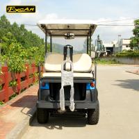 China White 4 Seater Electric Golf Buggy 48V 3.7KW Curtis Controller 275A for sale