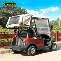 China EXCAR 48V 3700W 2 Seater Electric Golf Car 80-100km Range Steel Body Custom for sale
