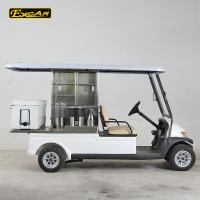 China Aluminum Electric Food Cart 2 Seats Buggy Car 48V 3.7KW AC Motor by Chinese Excar Manufacture for sale