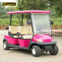 China 4 Person Electric Golf Car 48V 3.7kW AC Motor CE Certified Custom Color for sale
